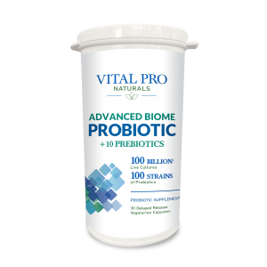 Advanced Biome Probiotic + 10 Prebiotics – Vital Pro Naturals