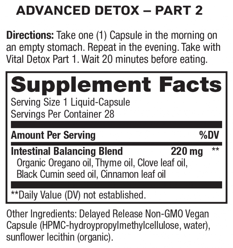 Advanced Detox – Vital Pro Naturals