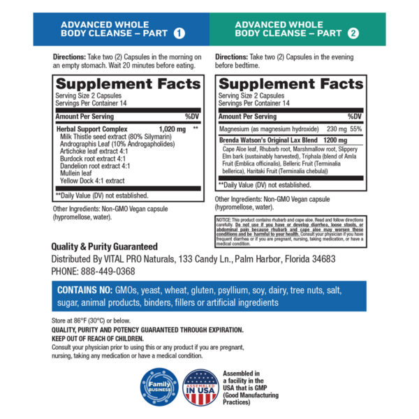 ADVANCED WHOLE BODY CLEANSE KIT – Vital Pro Naturals